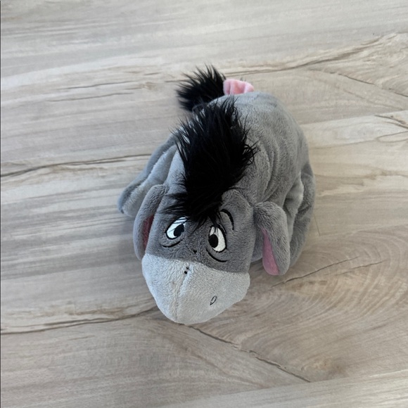 Disney | Toys | Disney Eeyore Plush Gray And Pink | Poshmark